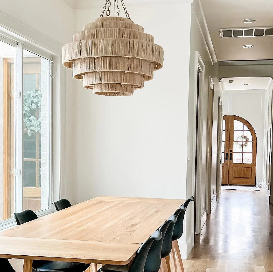 Abaca Fiber Waterfall Pendants | Nautical Luxuries