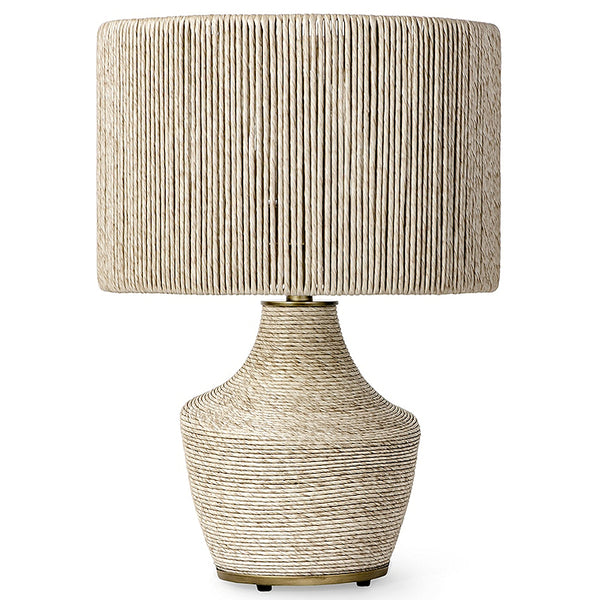 Twisted Rattan Outdoor Table Lamp | Nautical Luxuries