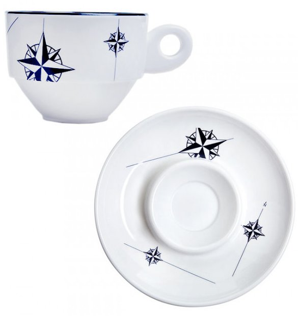 Nautical Melamine Espresso Sets | Nautical Luxuries