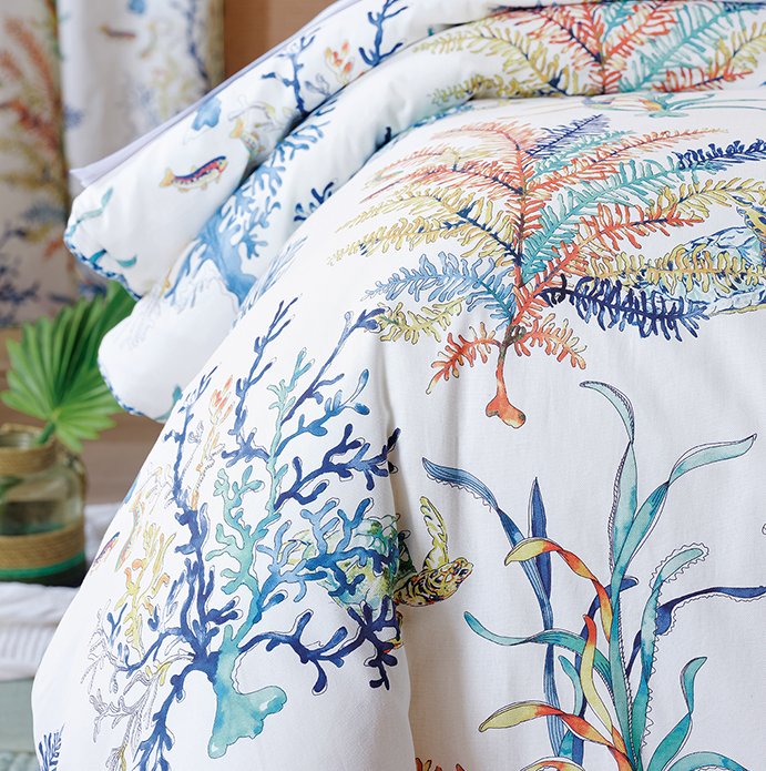 Blue Coral Luxury Bedding Collection | Nautical Luxuries