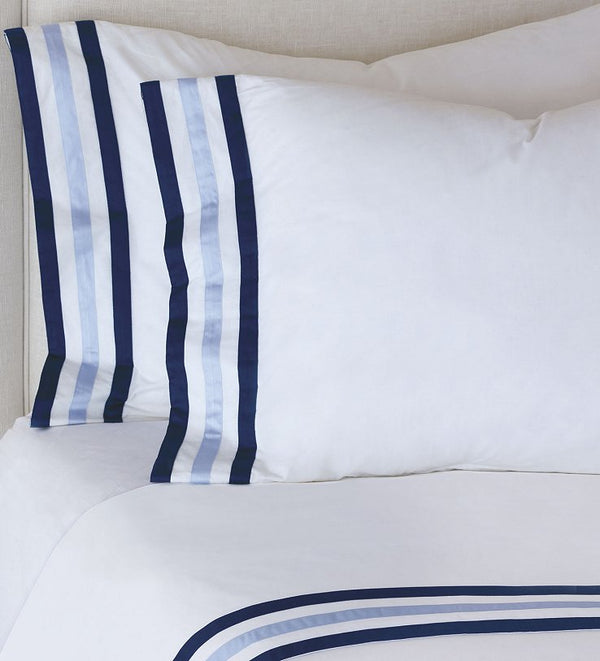 Indigo Ribbon Trim Sheet Set | Nautical Luxuries