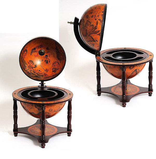 Old World Tabletop Globe Mini-Bar | Nautical Luxuries