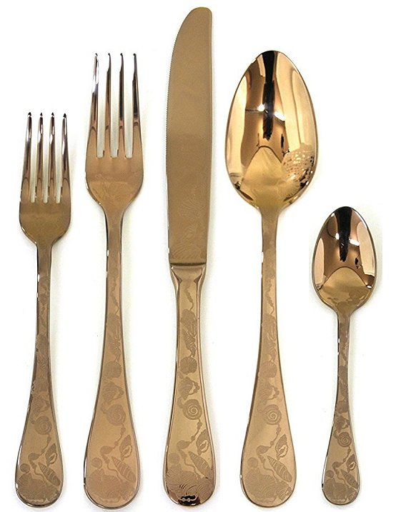 Venus Shell 30-Pc. Engraved Flatware Sets | Nautical Luxuries