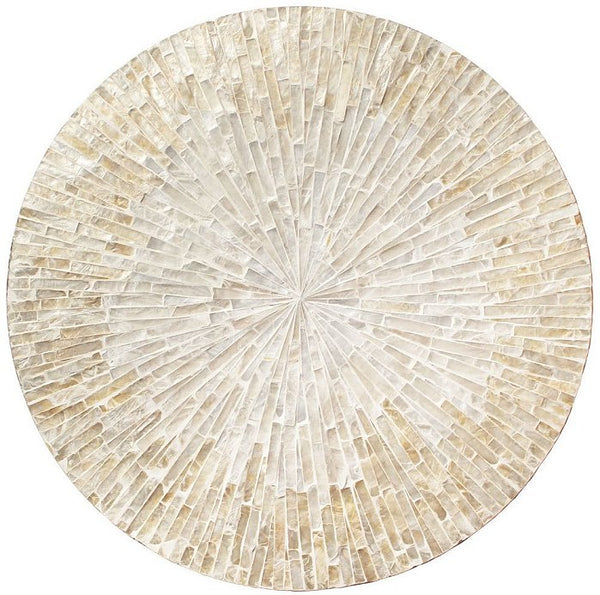 Hand-Cut Capiz Shell Tiles Placemat Set | Nautical Luxuries