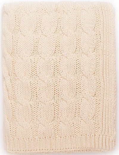 Seafarer's Cable Knit Cotton Throws– Nautical Luxuries