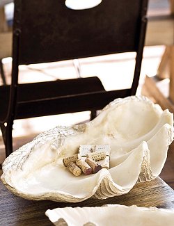 Atlantis Giant Clamshell Display Bowl | Nautical Luxuries