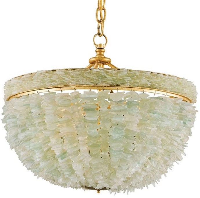 Sea Glass Elegance Coastal Chandelier | Nautical Luxuries