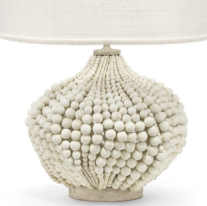 Beach Boho Beaded Table Lamp– Nautical Luxuries