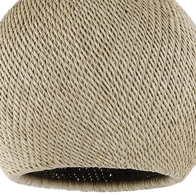 Indoor/Outdoor Wicker Weave Pendants | Nautical Luxuries