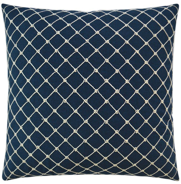 Deep Sea Knotted Net Pillow | Nautical Luxuries